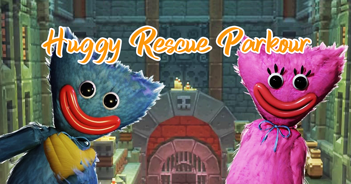 Huggy Rescue Parkour - Free online games on Bgames.com!