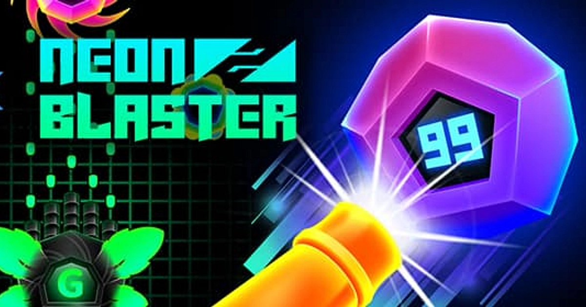 Neon Blaster 2 - Free online games on Bgames.com!