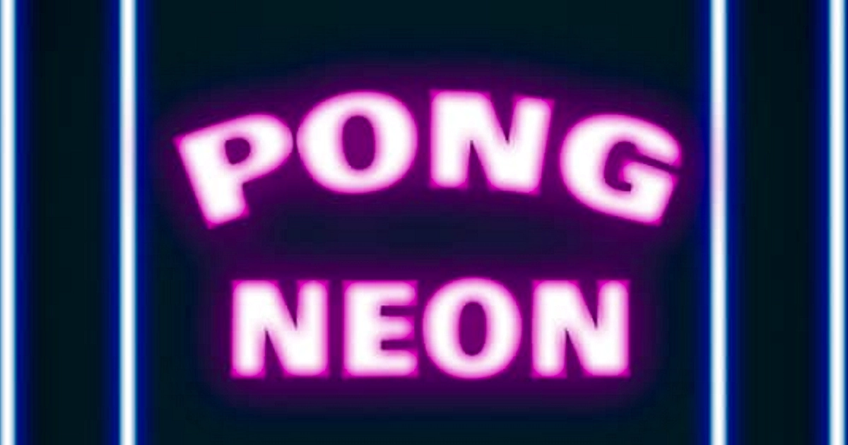 Pong Neon - Free online games on Bgames.com!