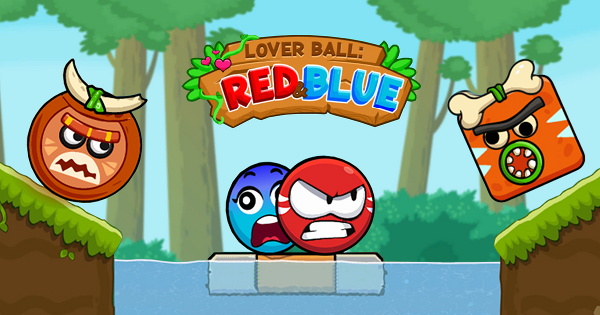 Red and Blue Ball Cupid Love - Free online games on Bgames.com!