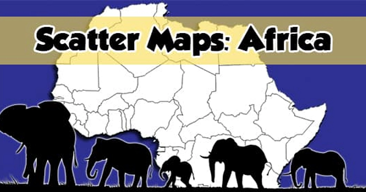 Scatter Maps: Africa - Free online games on Bgames.com!