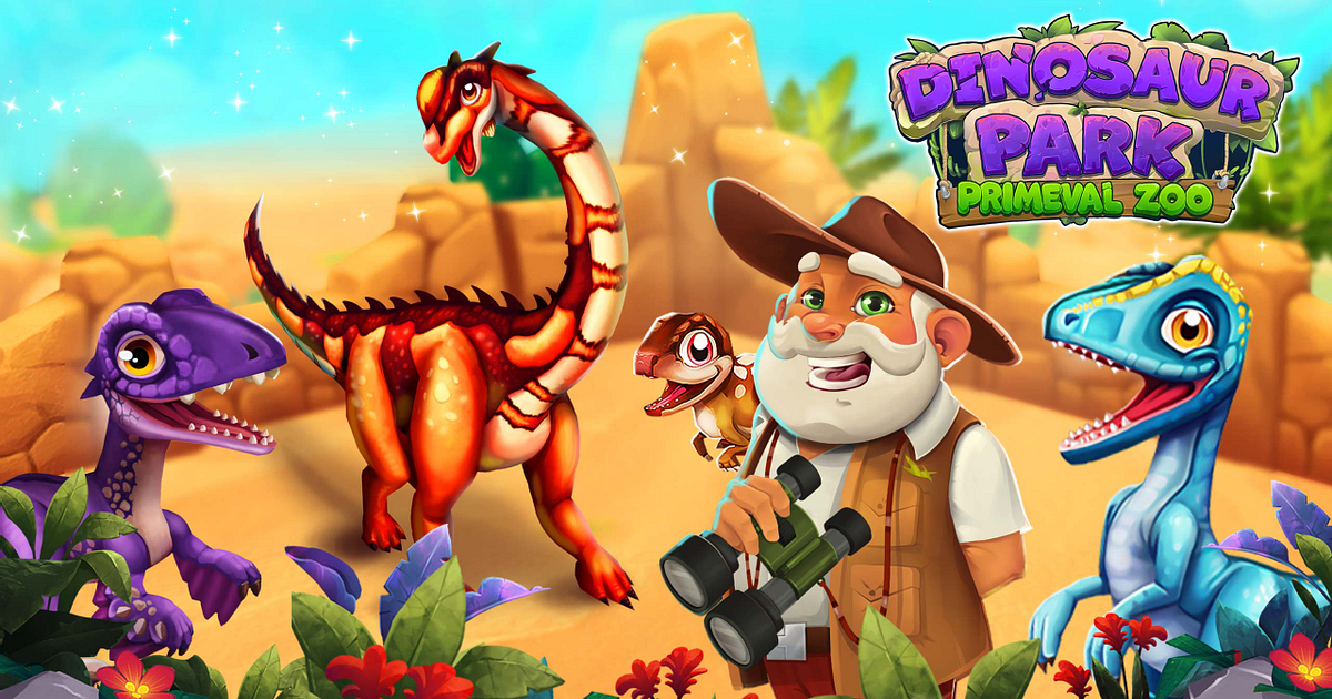 Dinosaur Park - Primeval Zoo - Free online games on Bgames.com!