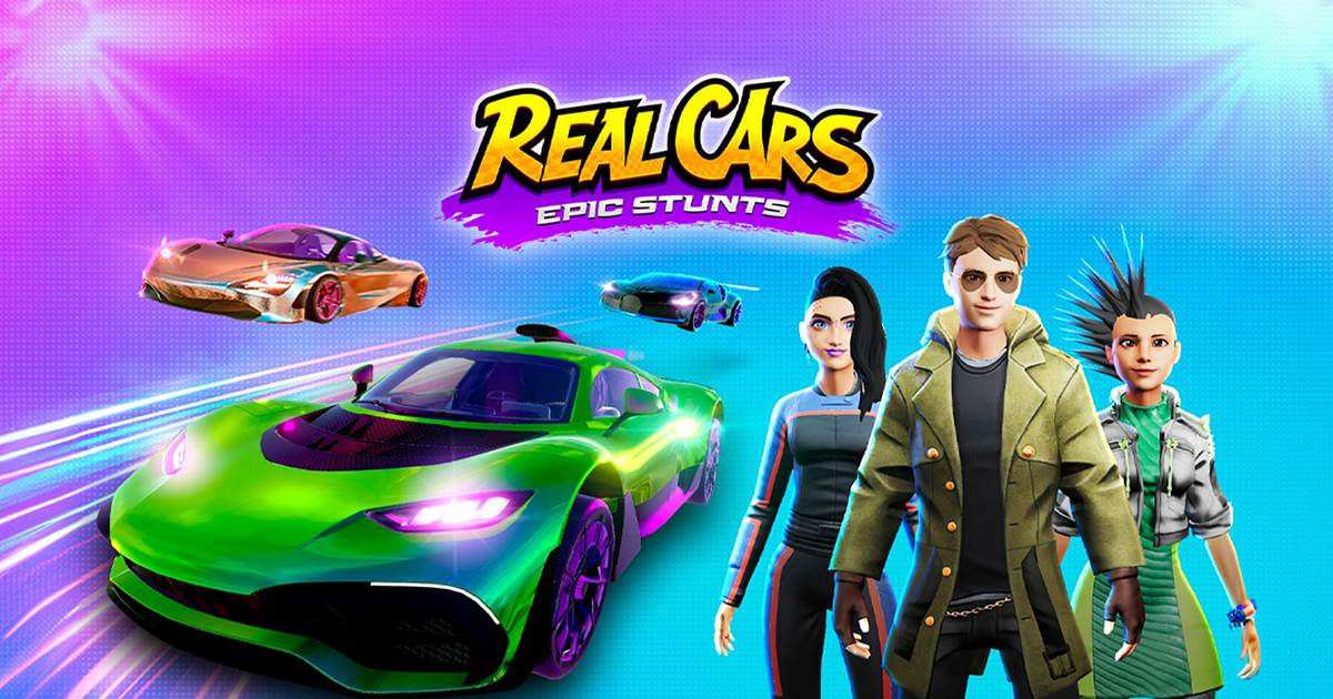 Real Cars Epic Stunts - Free online games on Bgames.com!