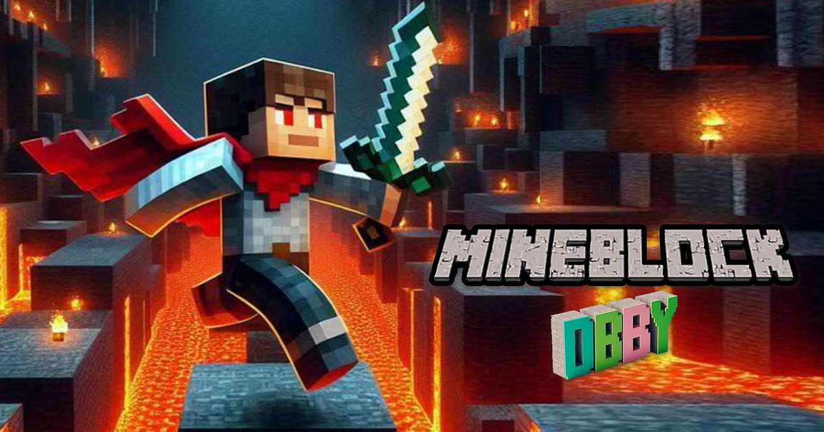 Mineblock Obby - Free online games on Bgames.com!