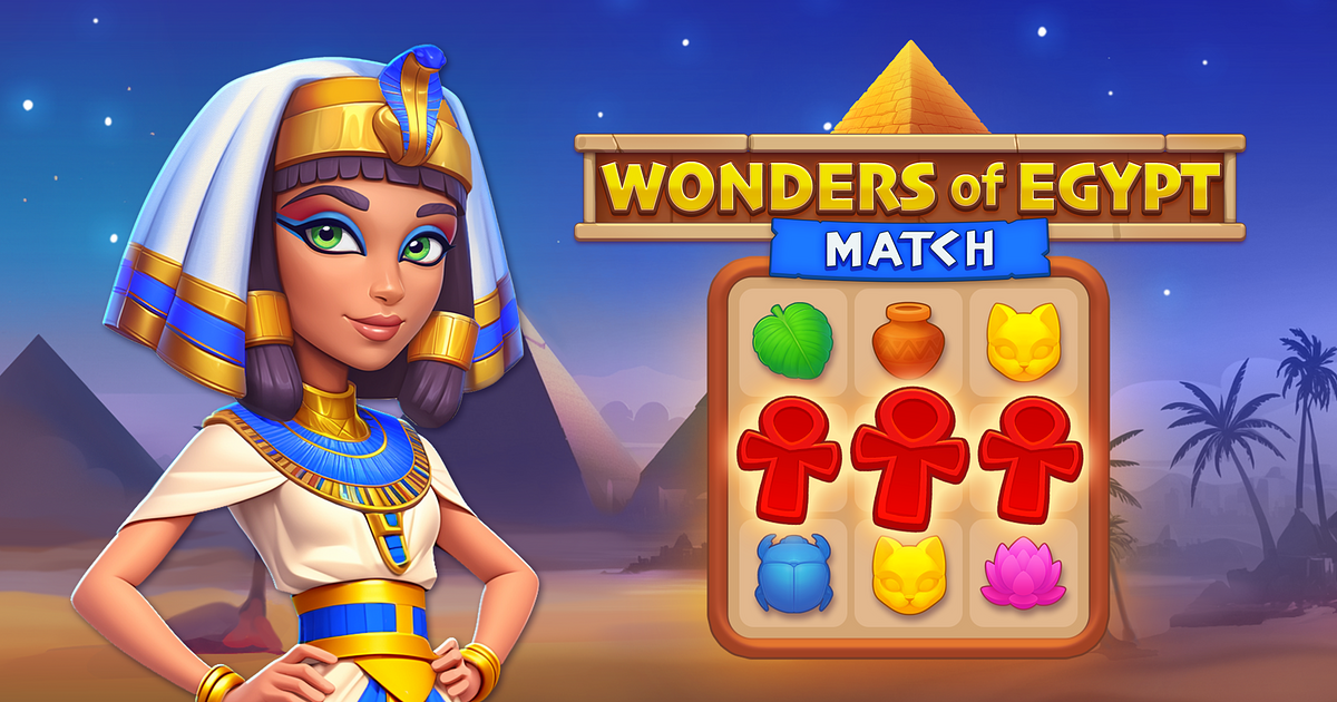 Wonders of Egypt Match - Free online games on Bgames.com!