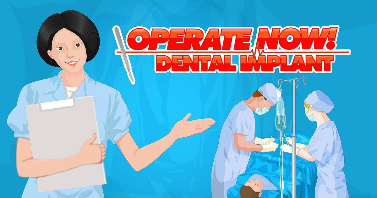 Operate Now: Dental Implant Surgery - Free online games on Bgames.com!