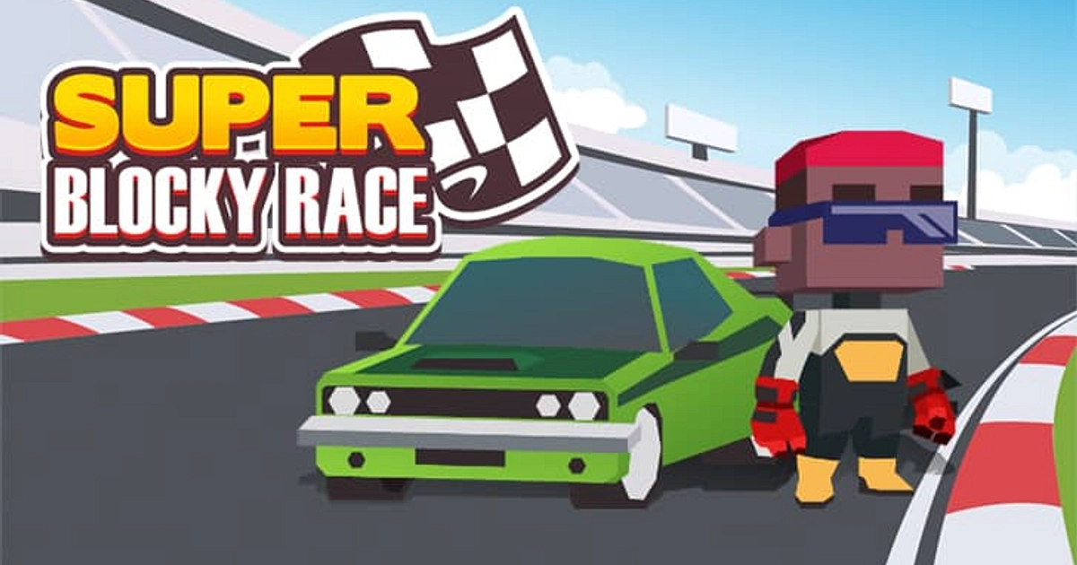 Super Blocky Race - Free online games on Bgames.com!