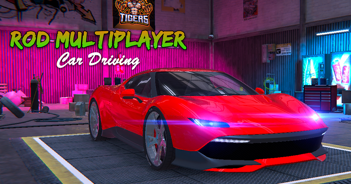 Rod Multiplayer Car Driving - Free online games on Bgames.com!