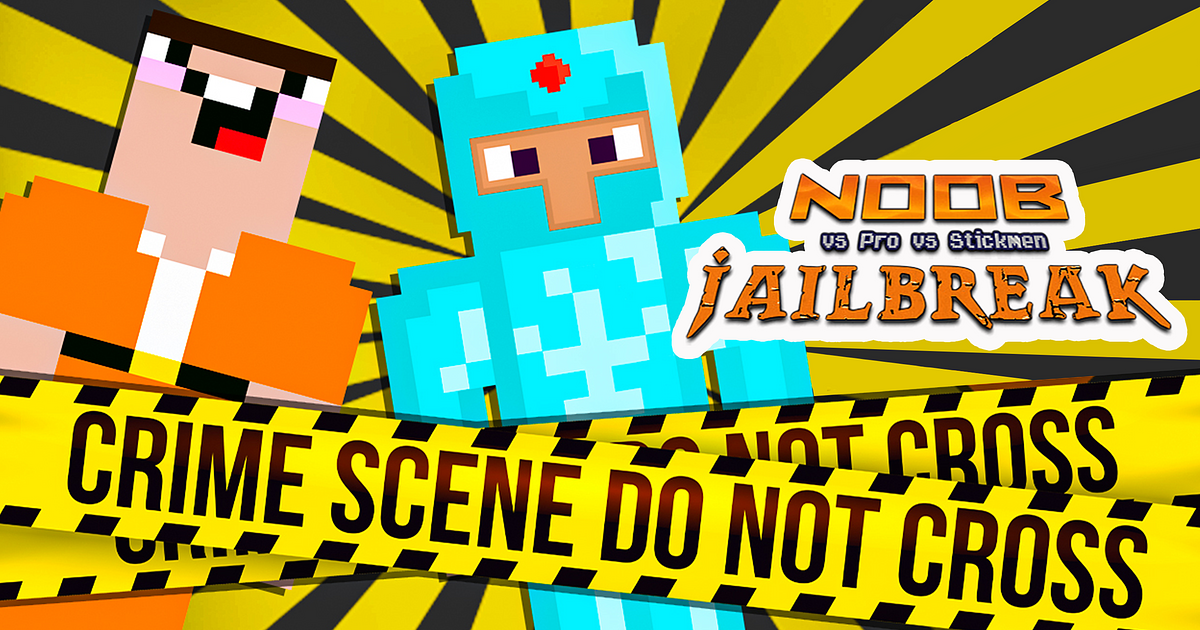 Noob vs Pro vs Stickman Jailbreak - Free online games on Bgames.com!
