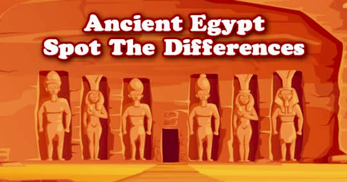 Ancient Egypt Spot The Differences - Free online games on Bgames.com!