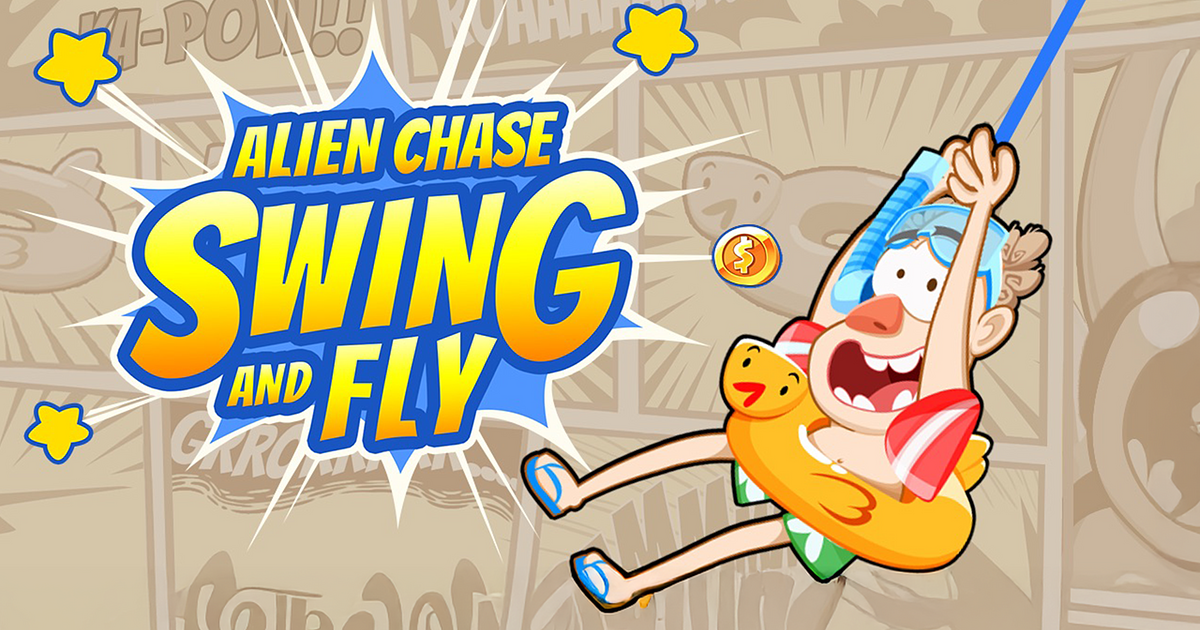 Alien Chase: Swing and Fly - Free online games on Bgames.com!