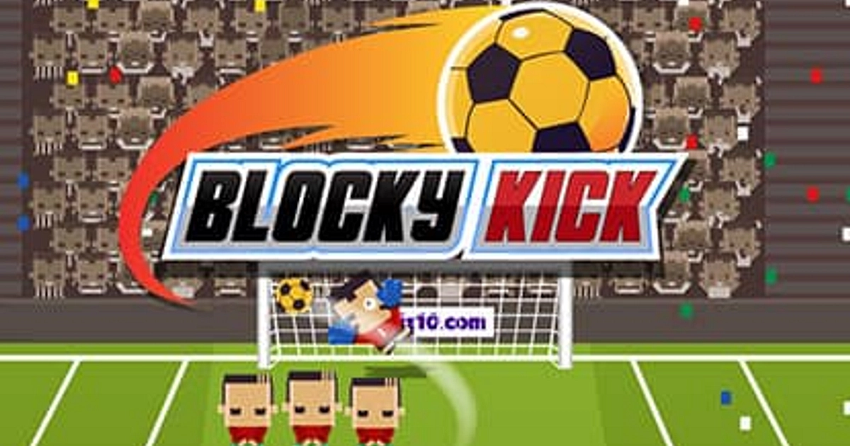 Blocky Kick - Free online games on Bgames.com!
