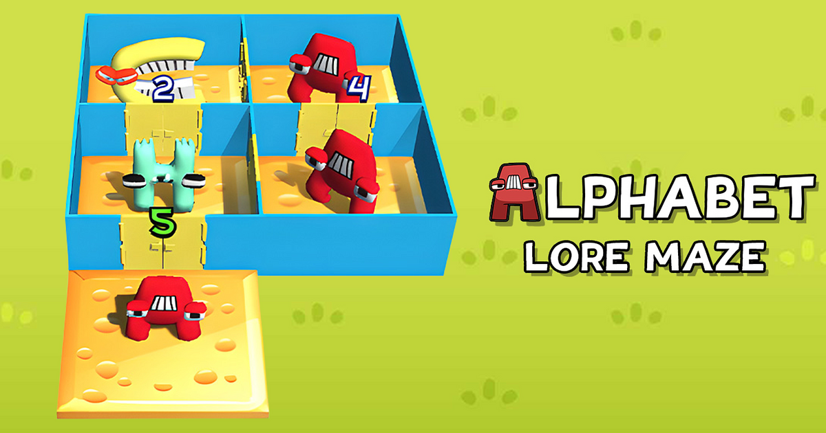 Alphabet Lore Maze - Free online games on Bgames.com!