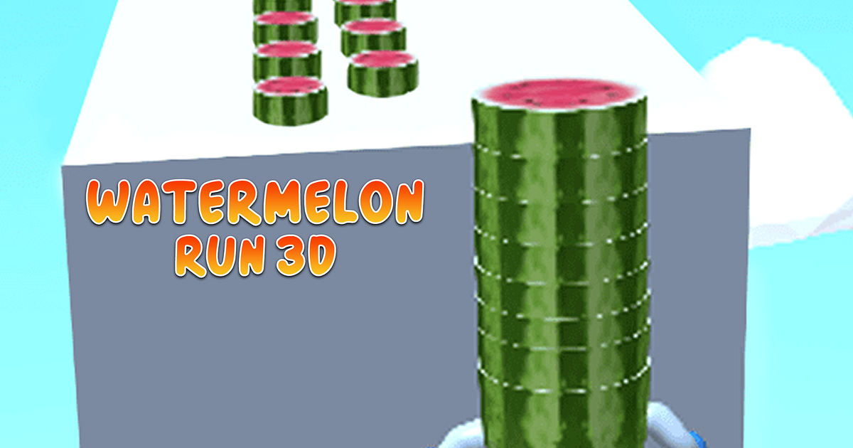 Watermelon Run 3D - Free online games on Bgames.com!